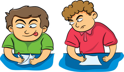 Student Cheating Vector Images (60)