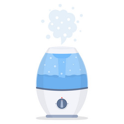 Humidifier air with steam icon purifier Royalty Free Vector