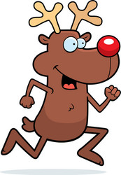 Running Reindeer Vector Images (over 1,000)