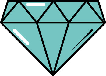 Bright diamond icon Royalty Free Vector Image - VectorStock