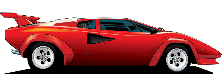 2020-lamborghini-aventador-svj-roadster Royalty Free Vector