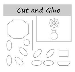 Cut Glue Worksheet Vector Images (over 3,100)