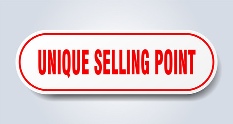 Unique selling point stamp unique selling point Vector Image