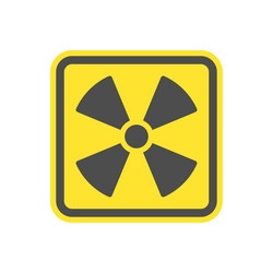 Yellow symbol flat icon for websites Royalty Free Vector