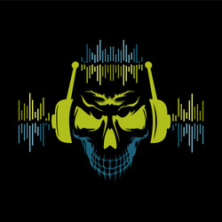 Dj Skulls Vector Images (over 350)