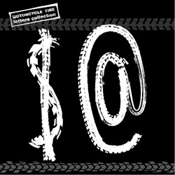 Tire Font Alphabet Vector Images (over 290)
