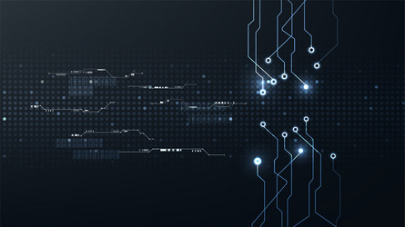 Cyber hacker attack concept abstract digital Vector Image