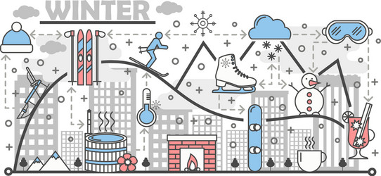 Winter Line Art Vector Images (over 63,000)