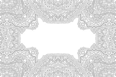 Adult Coloring Book Border Vector Images (over 1,300)