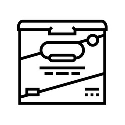Milk powder canned and spoon icon Royalty Free Vector Image