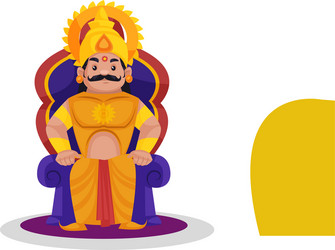 Karna cartoon character Royalty Free Vector Image