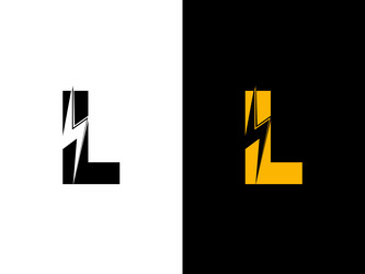 Lightning Bolt Letter L Vector Images (83)