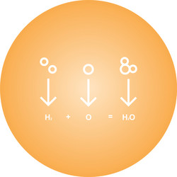 Unique chemicals formula line icon Royalty Free Vector Image