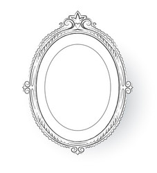 Baroque Oval Frame