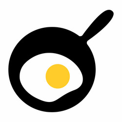 Fried egg Royalty Free Vector Image - VectorStock