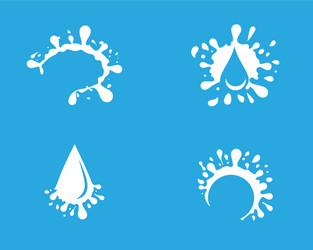 Splash icon design Royalty Free Vector Image - VectorStock
