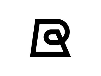 R letter monogram logo design Royalty Free Vector Image