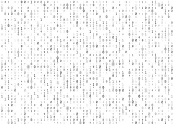 Hexadecimal code white seamless background big Vector Image