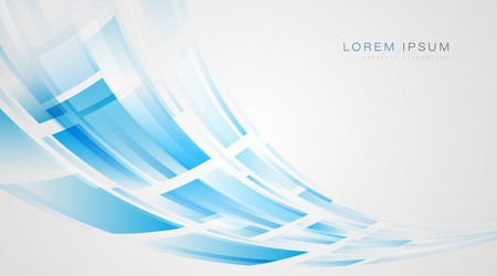 Blue white minimal lines abstract futuristic tech Vector Image