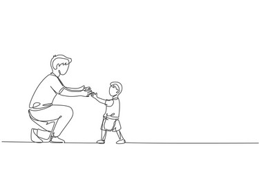 Line Drawing Father and Son Vector Images (over 1,400)