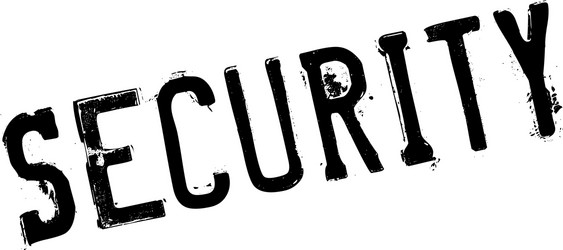 Security rubber stamp Royalty Free Vector Image