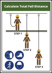Fall protection construction worker safety first Vector Image