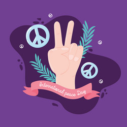 Peace Sign Hand Vector Images (over 34,000)