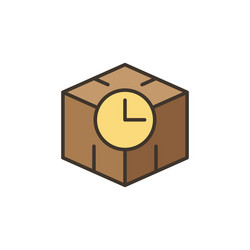 Purchase history icon symbol isolated on white Vector Image