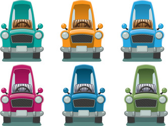 Six Cars Vector Images (over 450)