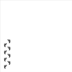 Step footprints paths icon isolated on white Vector Image