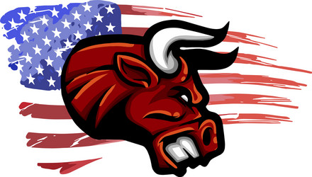 Bull head Royalty Free Vector Image - VectorStock