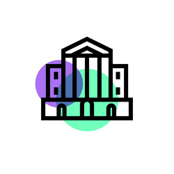 International museum day logo icon design Vector Image