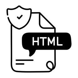 Html file Royalty Free Vector Image - VectorStock