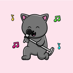 Cat Microphone Vector Images (over 260)
