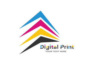 Digital printing or photo printing template Vector Image