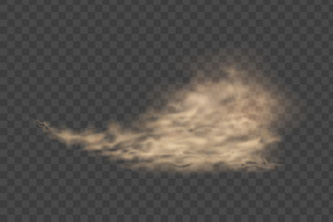 Dust sand cloud Royalty Free Vector Image - VectorStock