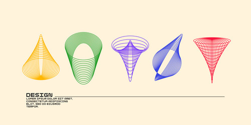 A set different elements in doodle style Vector Image