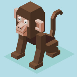 Isometric Monkey Vector Images (over 740)