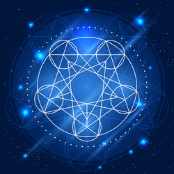 Magic geometry signs Royalty Free Vector Image