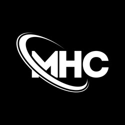 Mhc logo letter letter logo design Royalty Free Vector Image