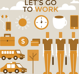 Go to Work Vector Images (over 4,100)