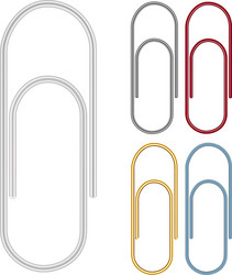 Paper clip Royalty Free Vector Image - VectorStock