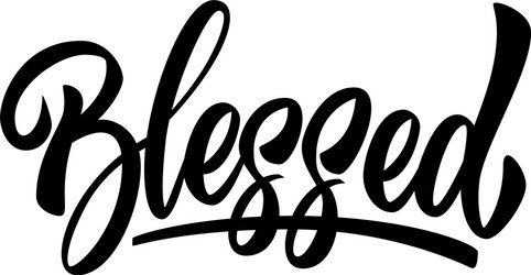 Calligraphy Script Blessed Vector Images (over 570)