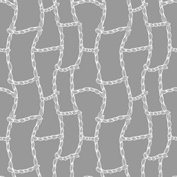 Seamless pattern with tight dense interwoven ropes