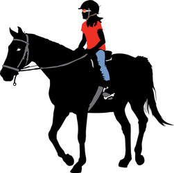 Horseback Riding Silhouettes Vector Images (over 3,500)