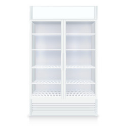 Freezer realistic template Royalty Free Vector Image