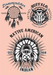 Native American Emblems Vector Images (over 2,000)