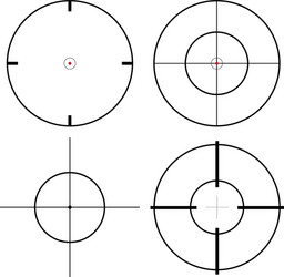 Shoot focus cursor Royalty Free Vector Image - VectorStock