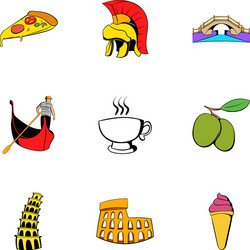 Cartoon Map Rome Vector Images (over 110)