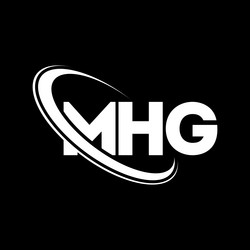 Mhg logo letter design Royalty Free Vector Image